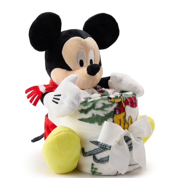 Disney | Holiday | Disneys Mickey Mouse Pillow Buddy Throw Set | Poshmark